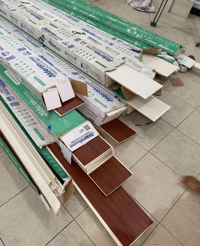 harga plafon pvc 4 meter per dus mitra shankara ltd, bandar lampung ...