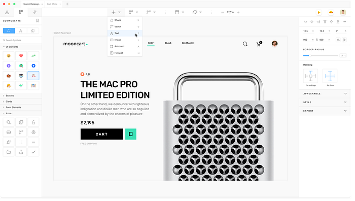 I Redesigned Sketch in 4 Days. My 4 day challenge to refresh Sketch ...