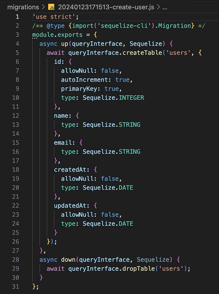 Sequelize Migration with sequelize-cli | by Bhavin Virani | Medium
