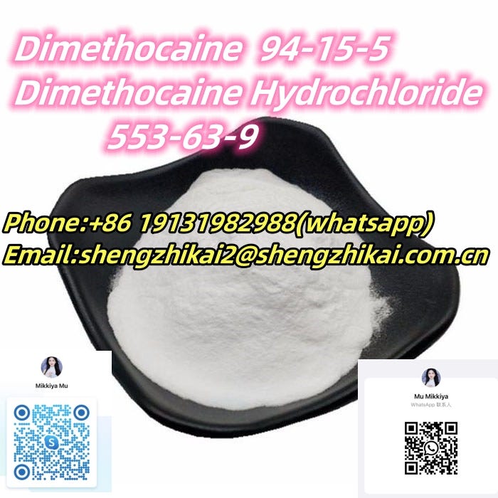 CAS 553–63–9 Dimethocaine Hydrochloride | by Muee | May, 2024 | Medium