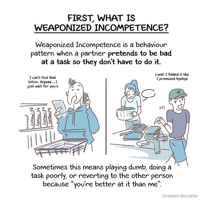 **Weaponized Incompetence: A Stealthy Form of Emotional Abuse** | by ...