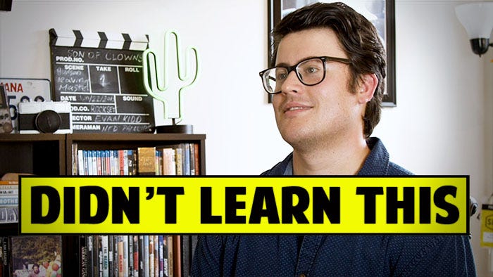 What I Wish I’d Learned In Film School — Evan Kidd | by Film Courage ...