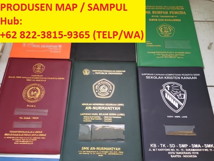 Contoh Map Ijazah Sd +62 822–3815–9365 | by Cetak Sampul Raport | Medium