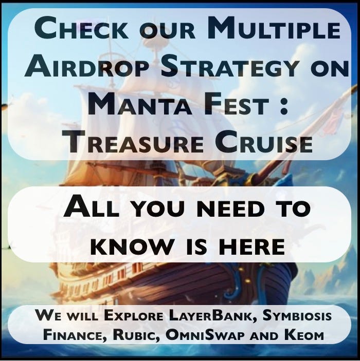 Check our Multiple Airdrop Strategy on Manta Fest : Treasure Cruise ...