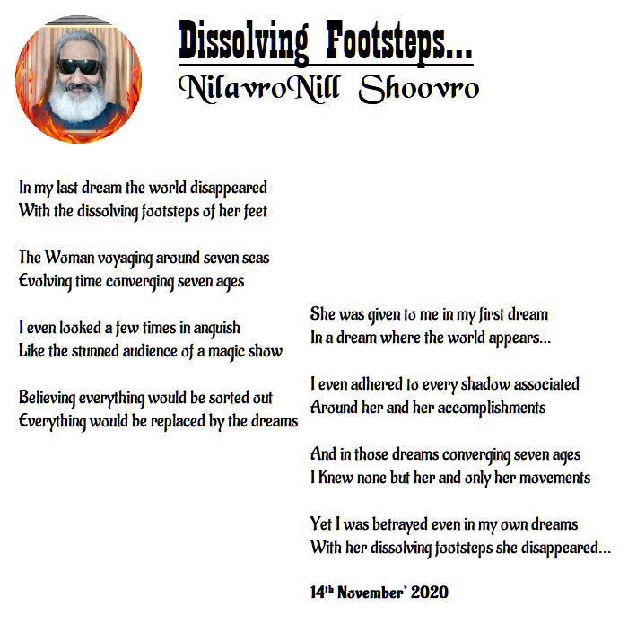 Dissolving Footsteps… - NilavroNill Shoovro - Medium