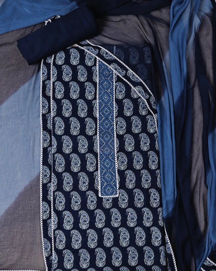 Buy Cotton suit | printed cotton suit Online at best price - Lavanya ...