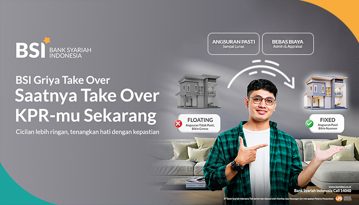 KONSULTAN KPR SYARIAH BSI RENDAH DP, WhatsApp 0852–9483–9849, KPR ...