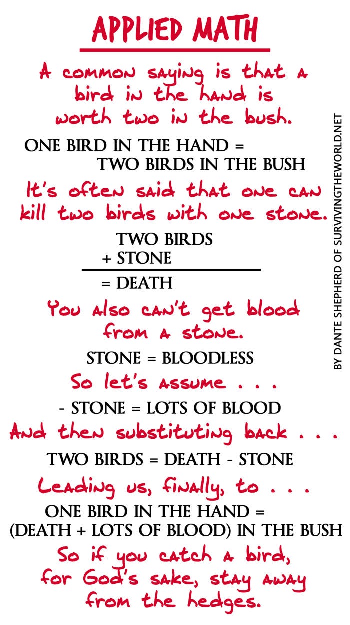 Applied Math: Birds. Derivation of the Real World | by Dante Shepherd ...