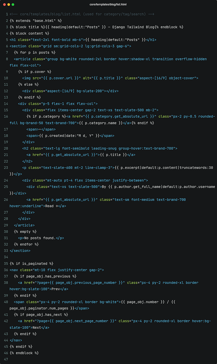 Build a Django Blog Project (With Full Code & Step-by-Step Guide) | by ...