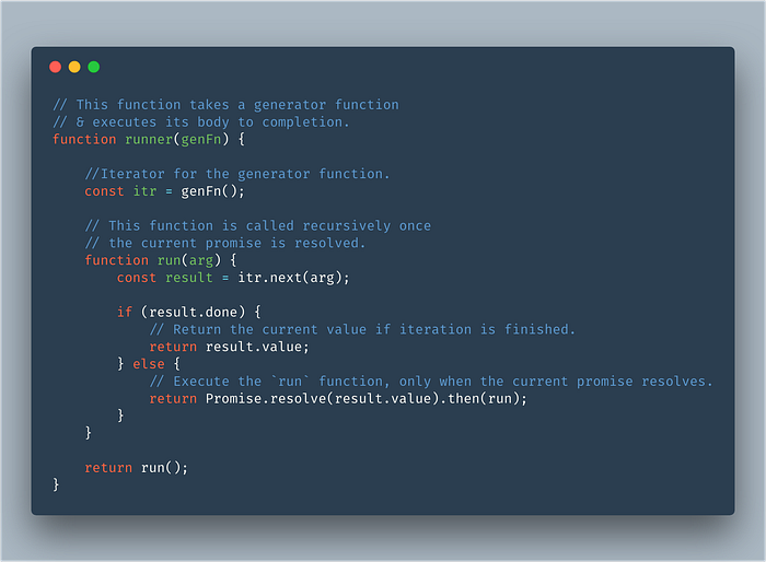 Async-Await ≈ Generators + Promises | by Cha | HackerNoon.com | Medium