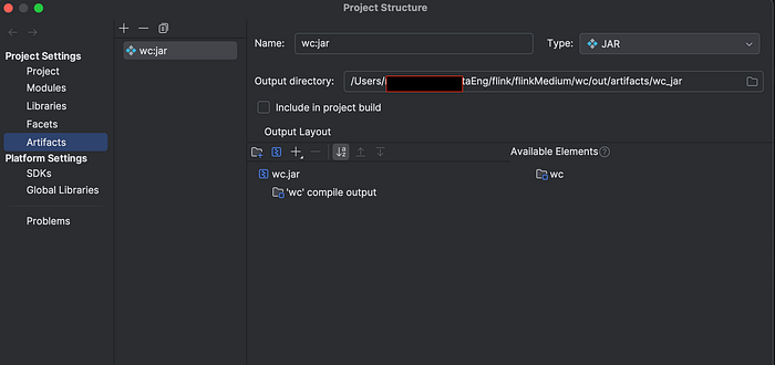 Flink : Writing your first program