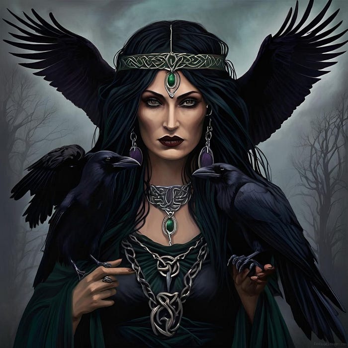 The Morrigan: One of the Most Powerful Deities in Celtic Mythology | by ...