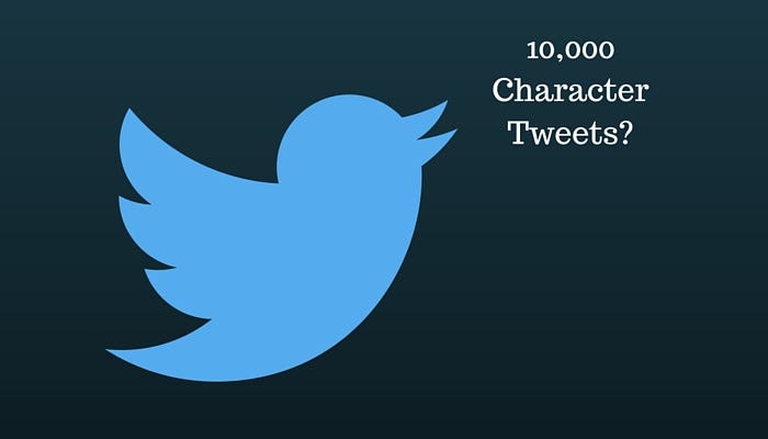Twitter To 10k Characters — Is It A Good Thing? | by Seth Goldstein ...