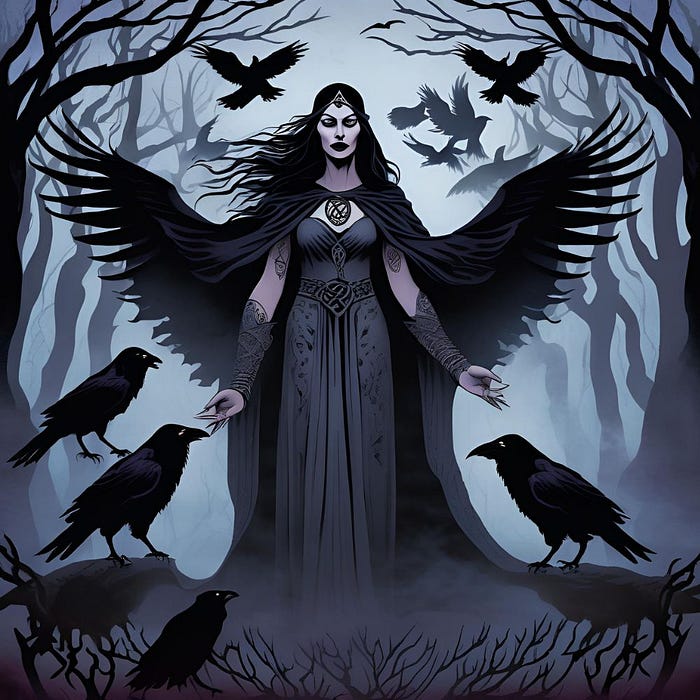 The Morrigan: One of the Most Powerful Deities in Celtic Mythology | by ...