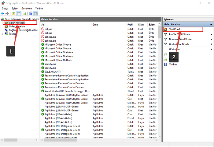 Local Ağda MSSQL Server Erişimi. 1. SQL Server Configuration Manager’da ...