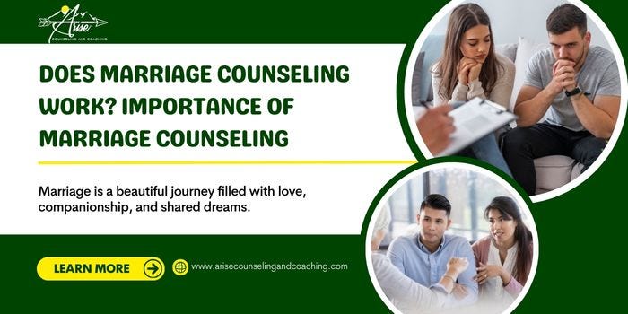 Does Marriage Counseling Work? Importance of Marriage Counseling | by Arise Counseling And ...