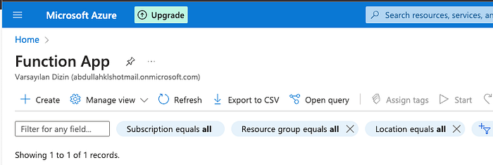 API Development with Microsoft Azure Functions | Part 1 | D3 Community
