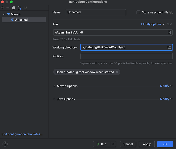 Flink : Writing your first program