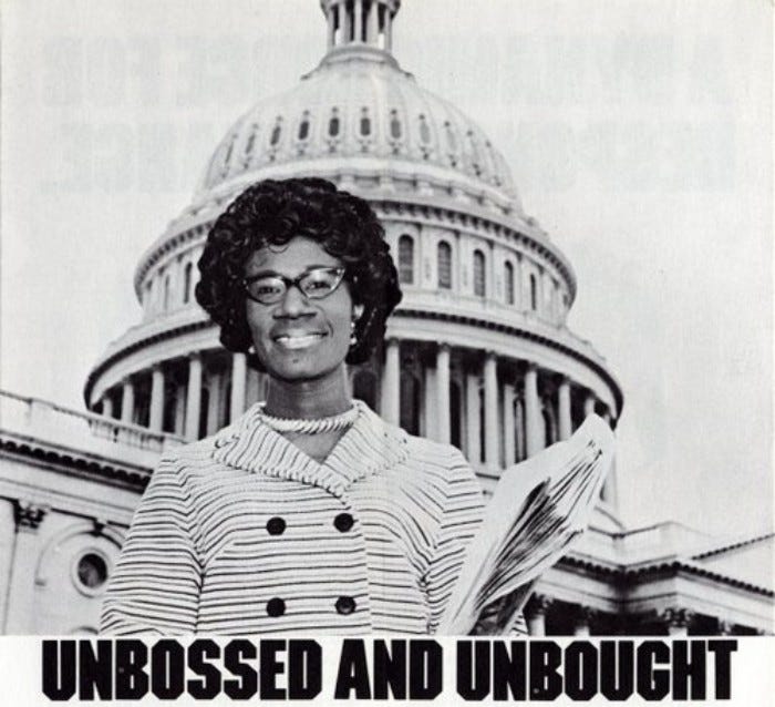 Shirley Chisholm: Cultural Heroine | by June Reynolds | Medium