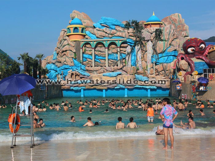 Pneumatic Wave Pool - hswaterslide - Medium