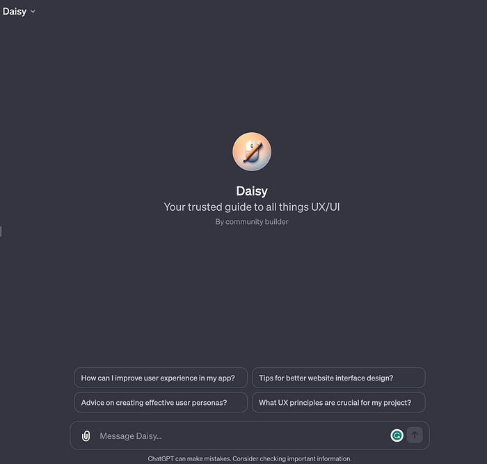GPTs and Daisy: Your trusted guide in all things UX/UI | by Elenee Ch ...