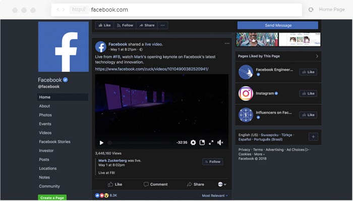 Enable Dark Mode on FB Desktop Version | by headline code | Medium
