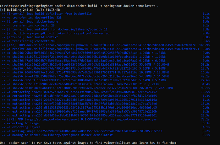 Docker | Simple spring boot application in docker | by Prasadini ...