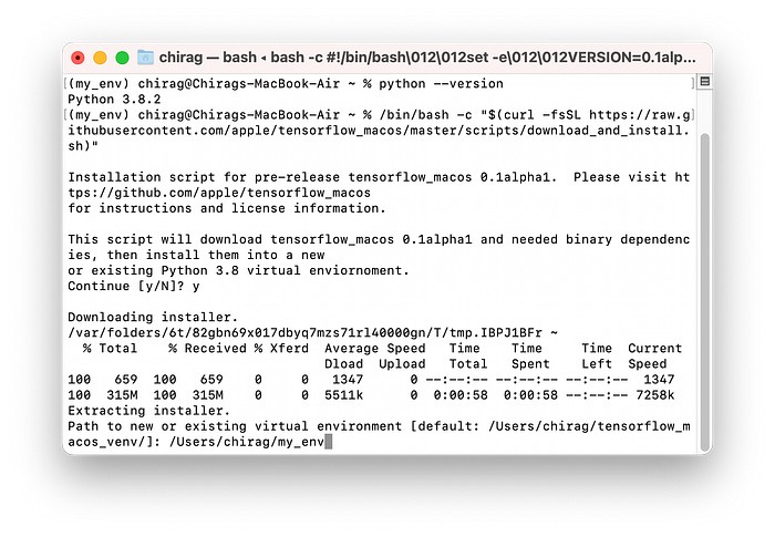 Installing TensorFlow 2.4 on MacOS 11.0 without CUDA for both Intel and ...