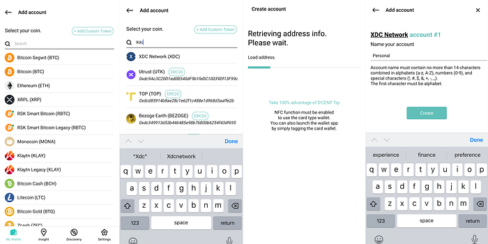 D’CENT Biometric Wallet Setup: Securely Store and Manage Your XDC!