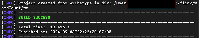 Flink : Writing your first program