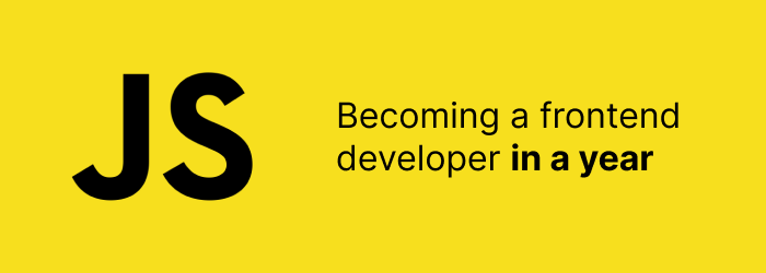 Becoming a frontend developer from now to a year Day 1. How much I will ...
