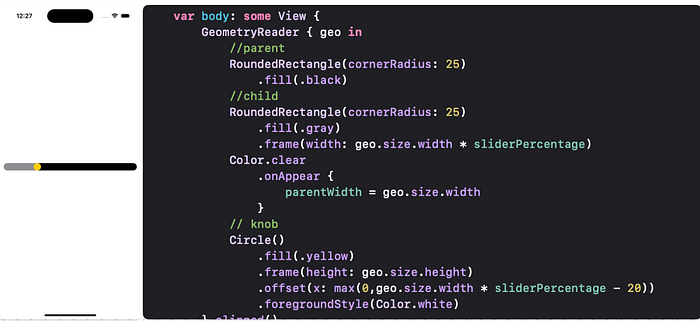 How to create a Simple Slider Component in SwiftUI | by Tibin Thomas | Medium