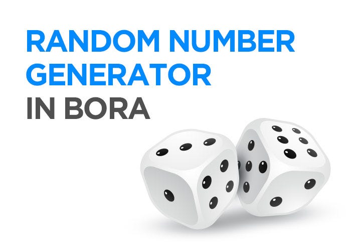 Introducing Random Number Generator API | by BORA | BORA | Medium