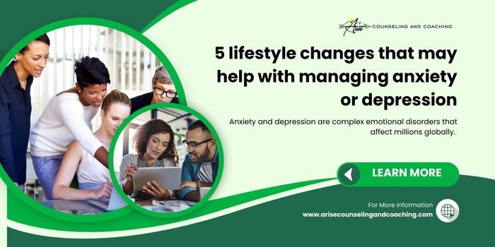 5 lifestyle changes that may help with managing anxiety or depression ...