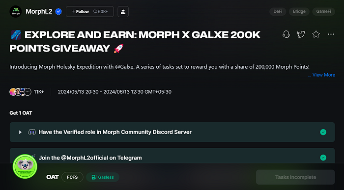 Complete Guide to Participating in Morph L2 Testnet Airdrop – Bittime