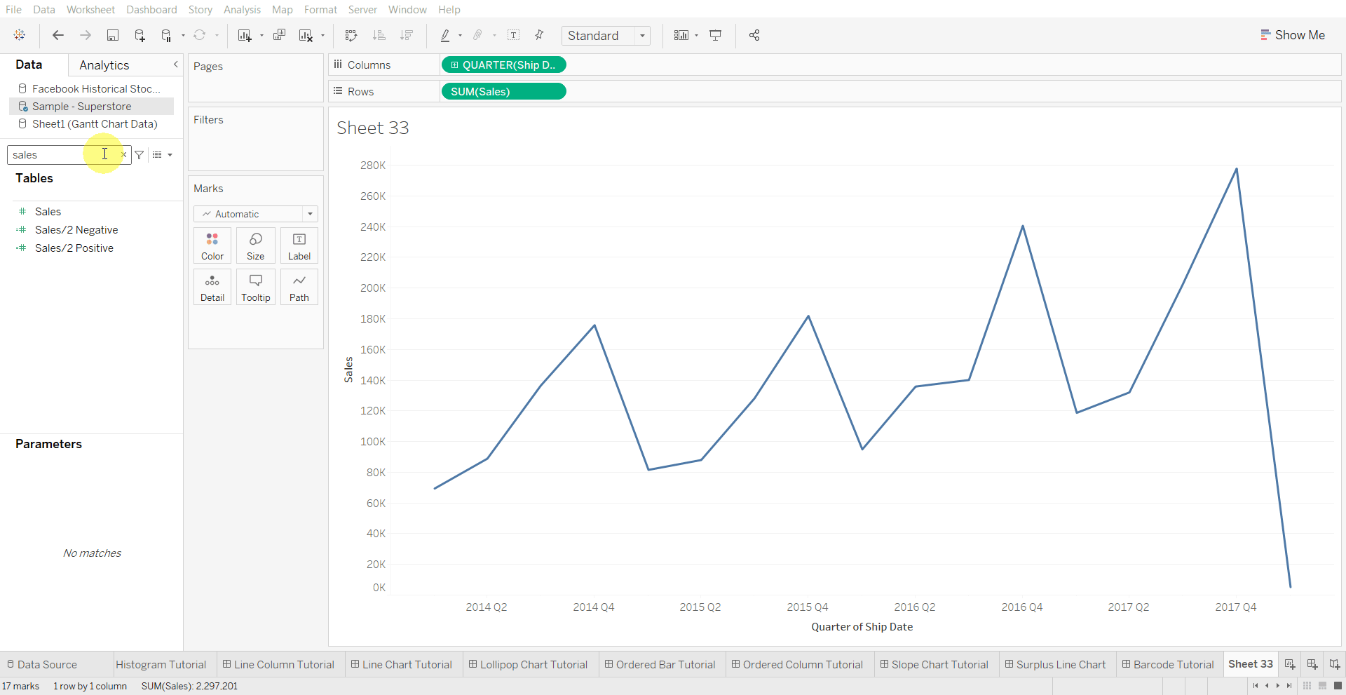 Tableau Tutorial — How to create an Area Chart - Sarad Bade Shrestha - Medium