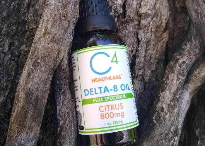 C4 Healthlabs 800mg Delta 8 Oil Review | Beaches and Weed