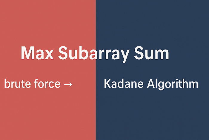 DSA Python Problem 4 : Kadane’s Algorithm | by YogiCode | Coding Nexus ...