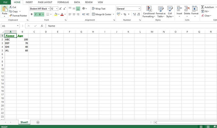 Adding formatting to the xlsx file with xlsxwriter Python | by Nensi ...