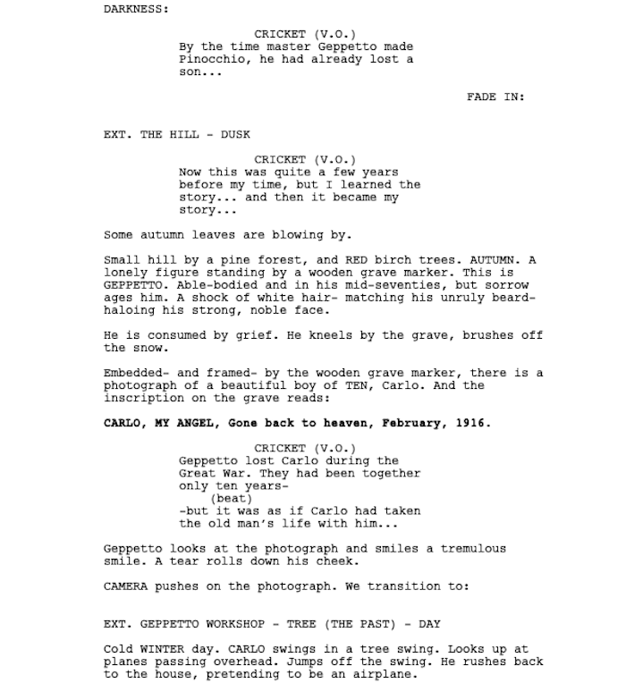Page One: “Guillermo del Toro’s Pinocchio” (2022) - Go Into The Story