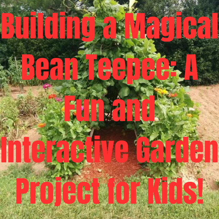 Building a Magical Bean Teepee: A Fun and Interactive Garden Project ...
