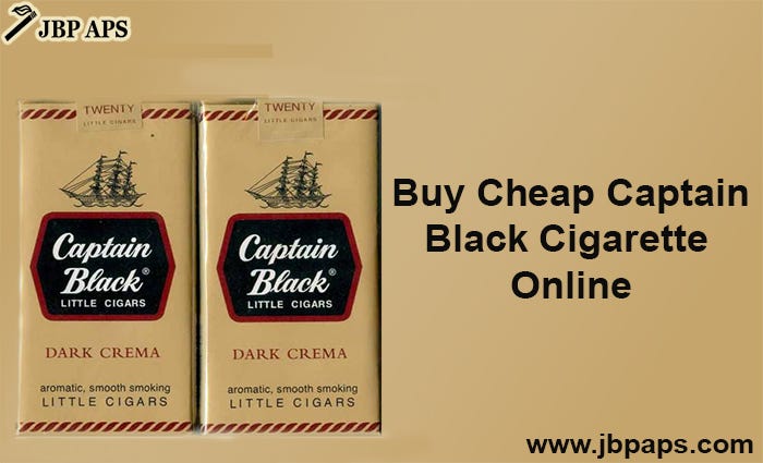 Everything You Want To Know About Captain Black Cigarettes | by JB PAPS ...