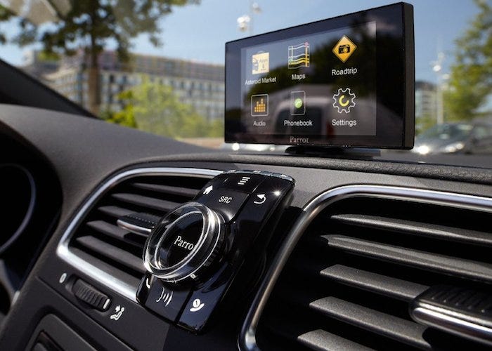 Parrot Asteroid Mini Vehicle Multimedia System | by Gadget Flow ...