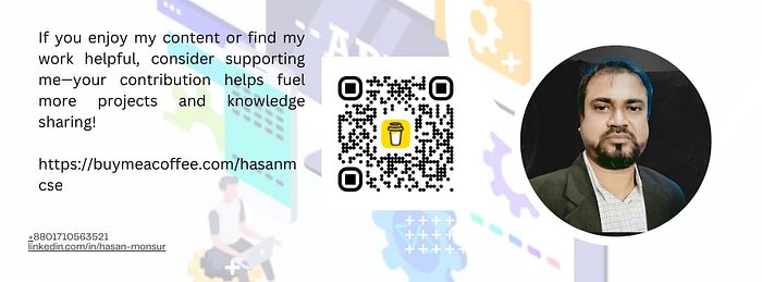 I offered you others article- https://medium.com/@hasanmcse