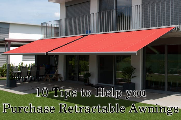 10 Tips to Help you Purchase Retractable Awnings! | by luxurylivingdirect | Medium