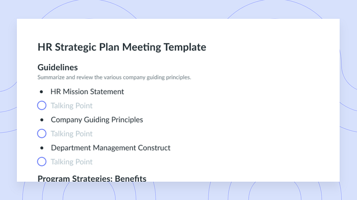 11 Meeting Agenda Templates for Organized HR Teams | Fellow.ai ...