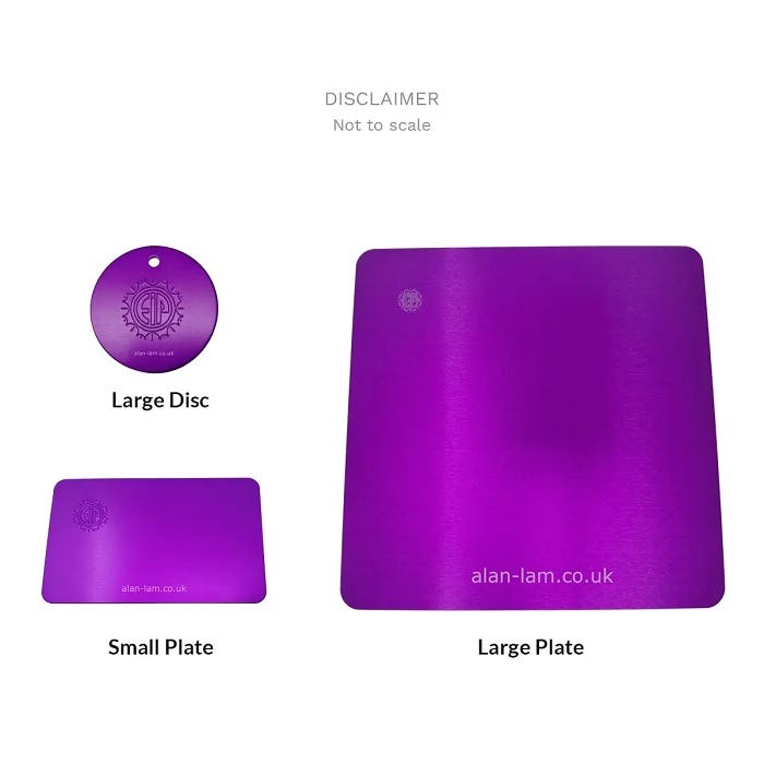 Unleashing the Power of Positive Energy Plate with Purple Harmony ...