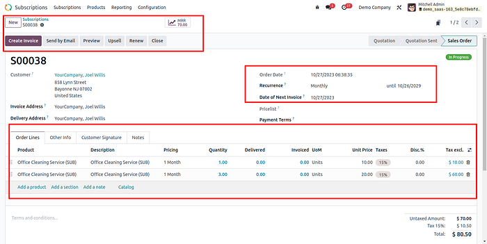 Automated recurring invoices with Odoo Subscription in v17 | by Jupical ...