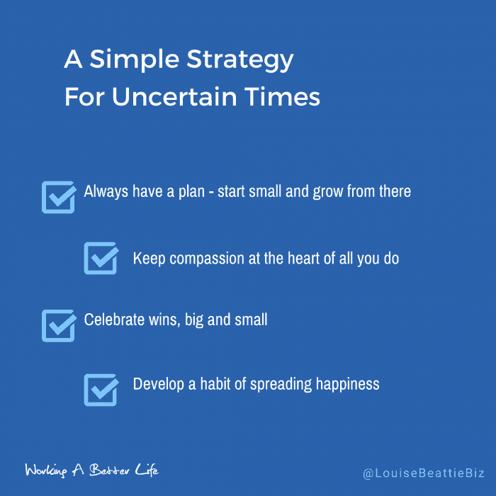 A Simple Strategy For Uncertain Times | by Louise Beattie | Medium