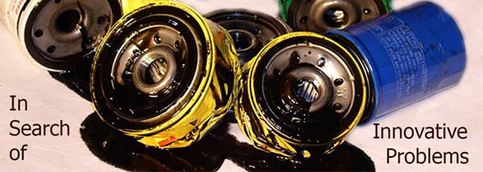 Why Disposable Oil Filters?. FIRST, THE MATH — Each year, Americans ...